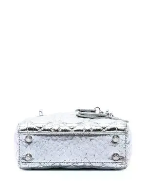 Dior Micro Lady Satchel - Silver