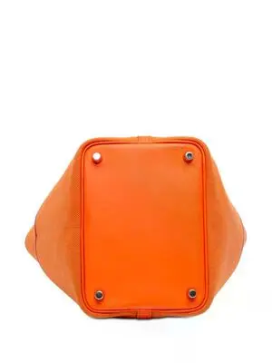 Hermès Toile Goeland And Swift Cargo Picotin Lock 18 Handbag