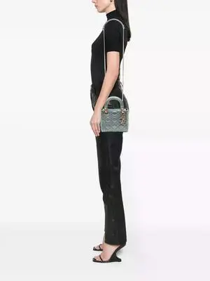 Dior 2019 Mini Lady Satchel - Grey