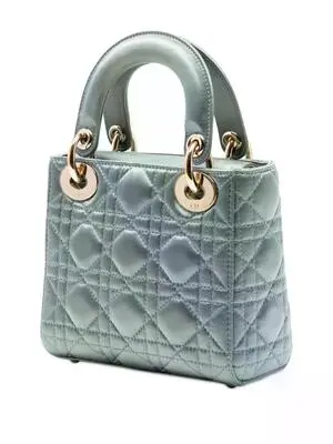 Dior 2019 Mini Lady Satchel - Grey