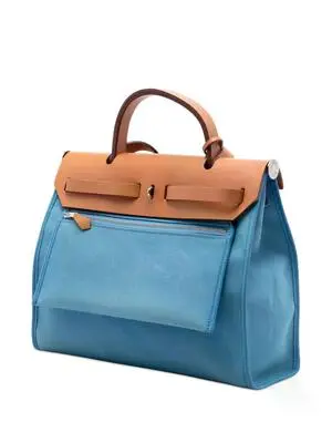 Hermès Toile Herbag Zip 31 Satchel