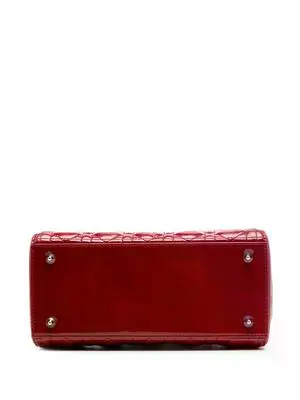 Dior Medium Patent Cannage Lady Satchel