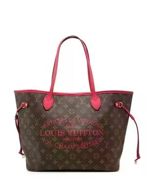 LOUIS VUITTON Monogram Ikat Neverfull Mm Tote Bag - Brown