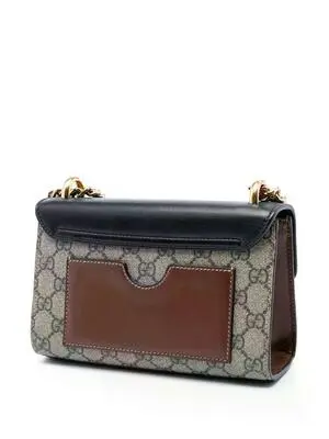 Gucci Gg Supreme Padlock Crossbody Bag