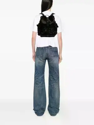 Givenchy 2014 Leather And Fur Obsedia Backpack