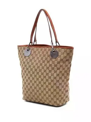 Gucci Large Gg Canvas Eclipse Tote Bag