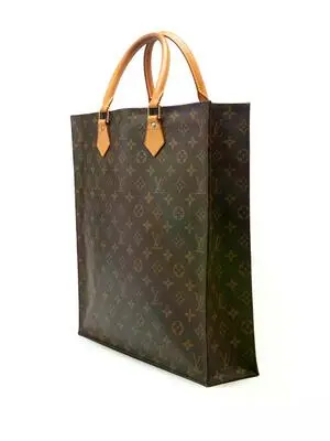 LOUIS VUITTON Monogram Sac Plat Tote Bag