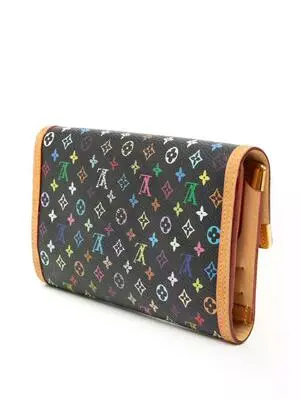 LOUIS VUITTON 2004 Monogram Multicolor Porte Tresor International Wallet Long Wallets