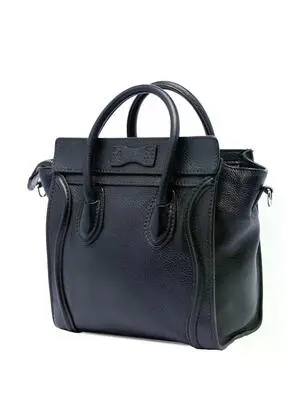 Celine Leather Luggage Tote Satchel