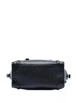 Celine Leather Luggage Tote Satchel