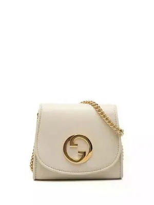 Gucci 2000-2015 Medium Calfskin Blondie Wallet On Chain Crossbody Bag - White