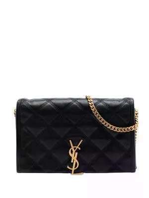 Saint Laurent Becky Wallet On Chain Bag - Black