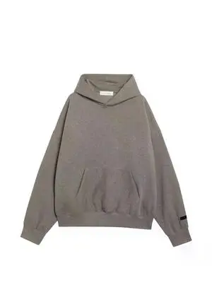 Fear Of God Logo Print Drop Shoulder Hoodie