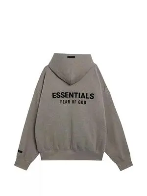 Fear Of God Logo Print Drop Shoulder Hoodie