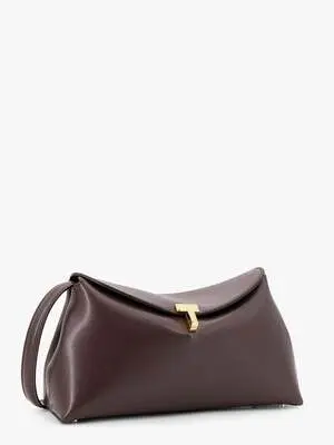 TOTEME T-lock Leather Clutch