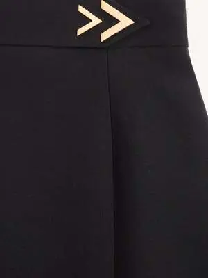 Valentino Garavani Crepe Couture Midi Skirt - Black