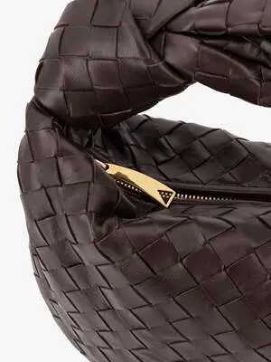Bottega Veneta Jodie Small Intrecciato Leather Handbag - Brown