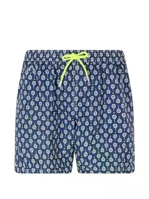MC2 SAINT BARTH Padel Print Swim Shorts
