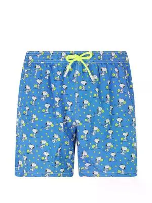 MC2 SAINT BARTH Snoopy Print Swim Shorts - Blue