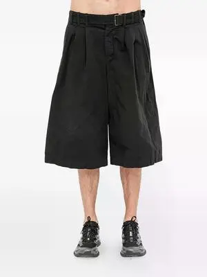 THE VIRIDI-ANNE Belted Bermuda Shorts