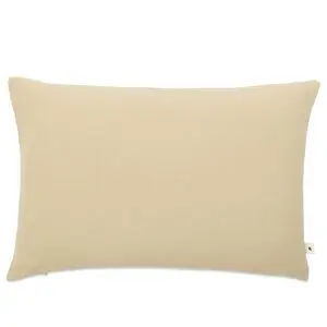 FERM LIVING Sen Rectangular Cushion With Feather & Down Filling - Cashmere
