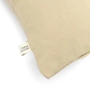 FERM LIVING Sen Rectangular Cushion With Feather & Down Filling - Cashmere