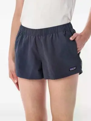 Patagonia Logo Patch Elasticated Waistband Shorts - Blue