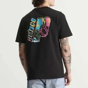 LES DEUX Prince P T-shirt - Black