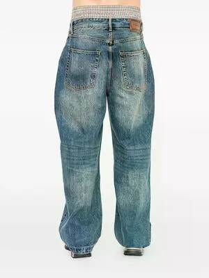 Andersson Bell Layered Wide-leg Jeans