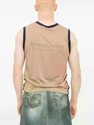 Andersson Bell Brit Damaged Sleeveless T-shirt - Neutrals