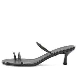 ST. AGNI Minimal Strap Heel - Black