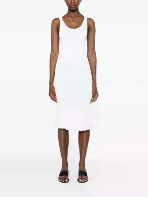 TOTEME Fluted Hem Midi Dress