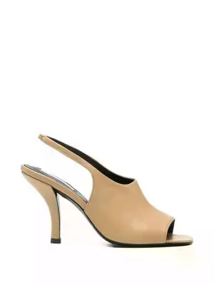TOTEME Slingback Strap Sandals - Neutrals