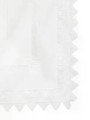 TOTEME Lace-trim Embroidered Scarf