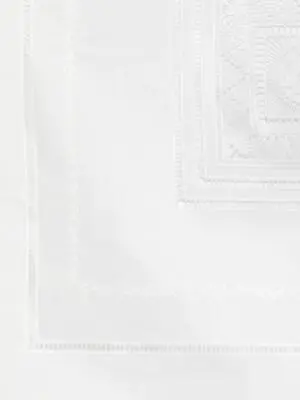 TOTEME Lace-trim Embroidered Scarf