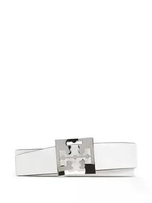 Tory Burch Logo Plaque Reversible Belt