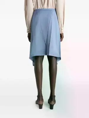 LEMAIRE Pleated Foulard Mini Skirt