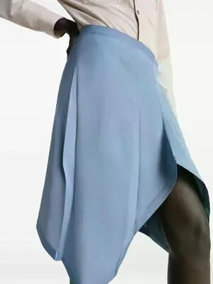 LEMAIRE Pleated Foulard Mini Skirt