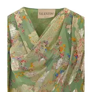Valentino Garavani Apres L'hiver Ramage" Print Top