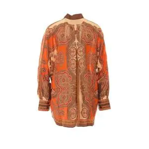 Zimmermann Mahon Dolman Paisley Print Silk Shirt