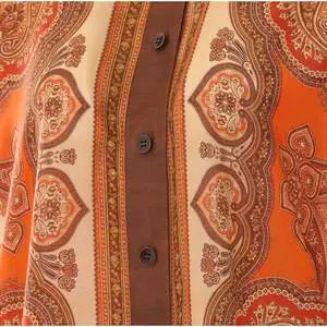 Zimmermann Mahon Dolman Paisley Print Silk Shirt