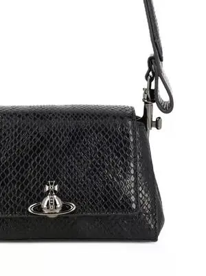 VIVIENNE WESTWOOD Snakeskin-effect Orb Shoulder Bag