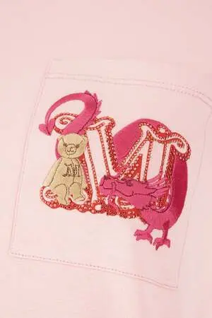 Max Mara Embroidered Pocket T-shirt