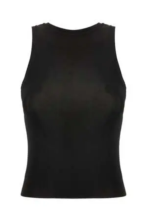 Saint Laurent Ribbed Sleeveless Top
