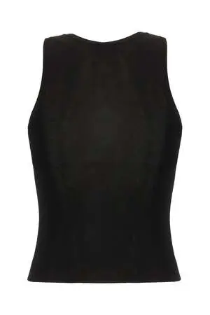 Saint Laurent Ribbed Sleeveless Top