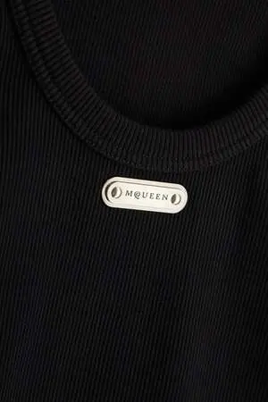 Alexander McQueen Ribbed Tank Top
