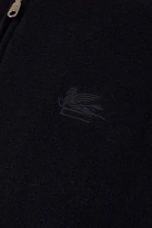 Etro Bomber Jacket With Embroidered Logo