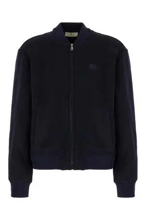 Etro Bomber Jacket With Embroidered Logo - Multicolor