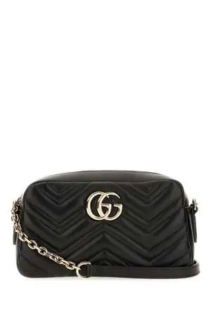 Gucci Quilted Leather Crossbody Bag With Chain Strap - Multicolor