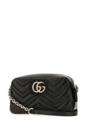 Gucci Quilted Leather Crossbody Bag With Chain Strap - Multicolor